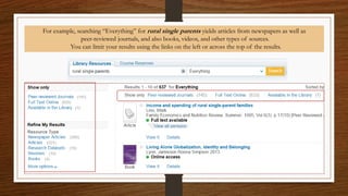 Finding journal articles | PDF