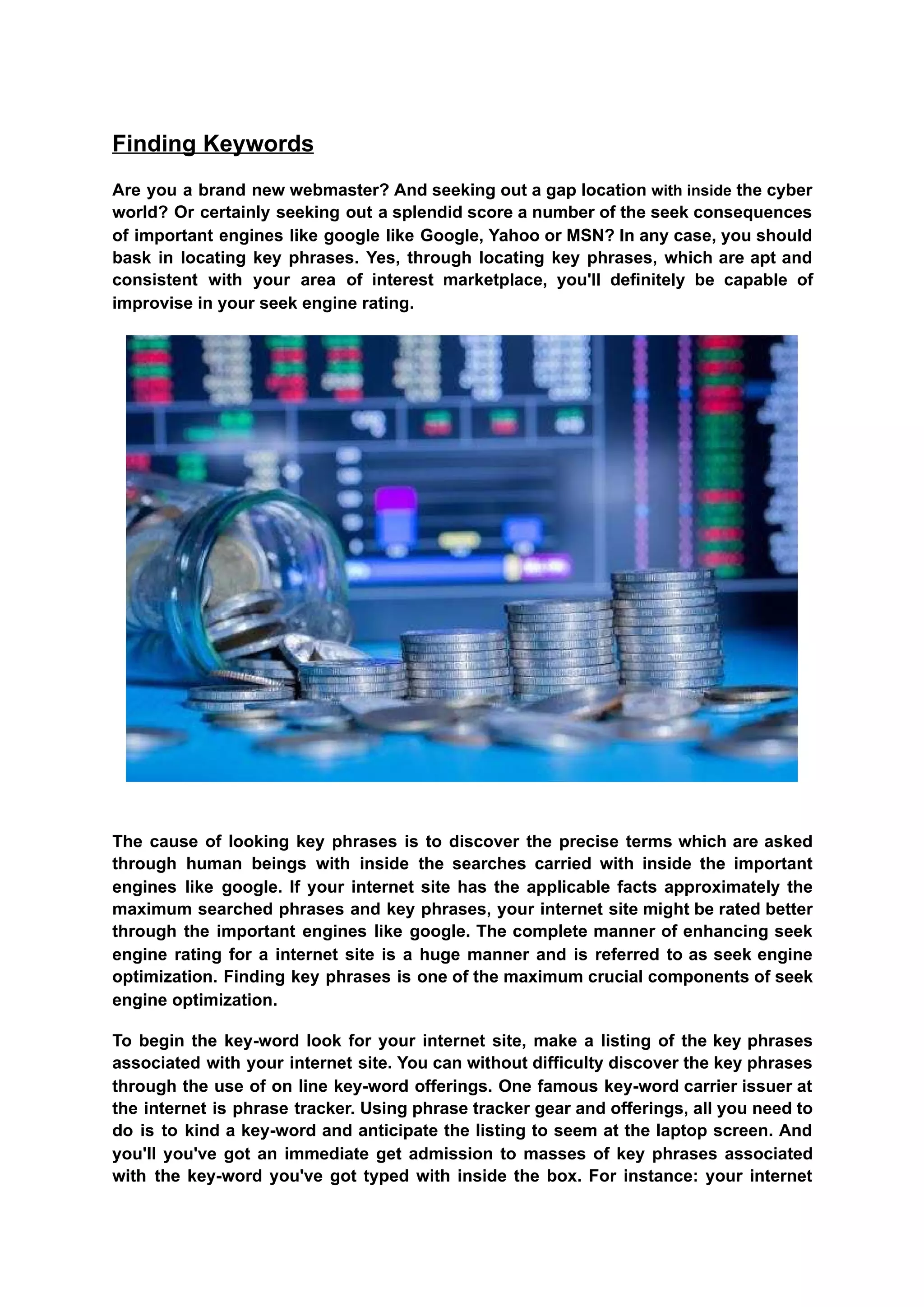 Finding keywords | PDF