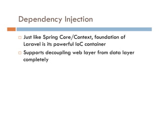 Finding laravel from a lost advanced beginner of java | PDF ...