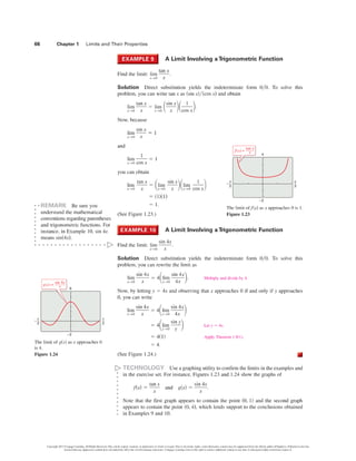 Finding limits analytically by larson | PDF