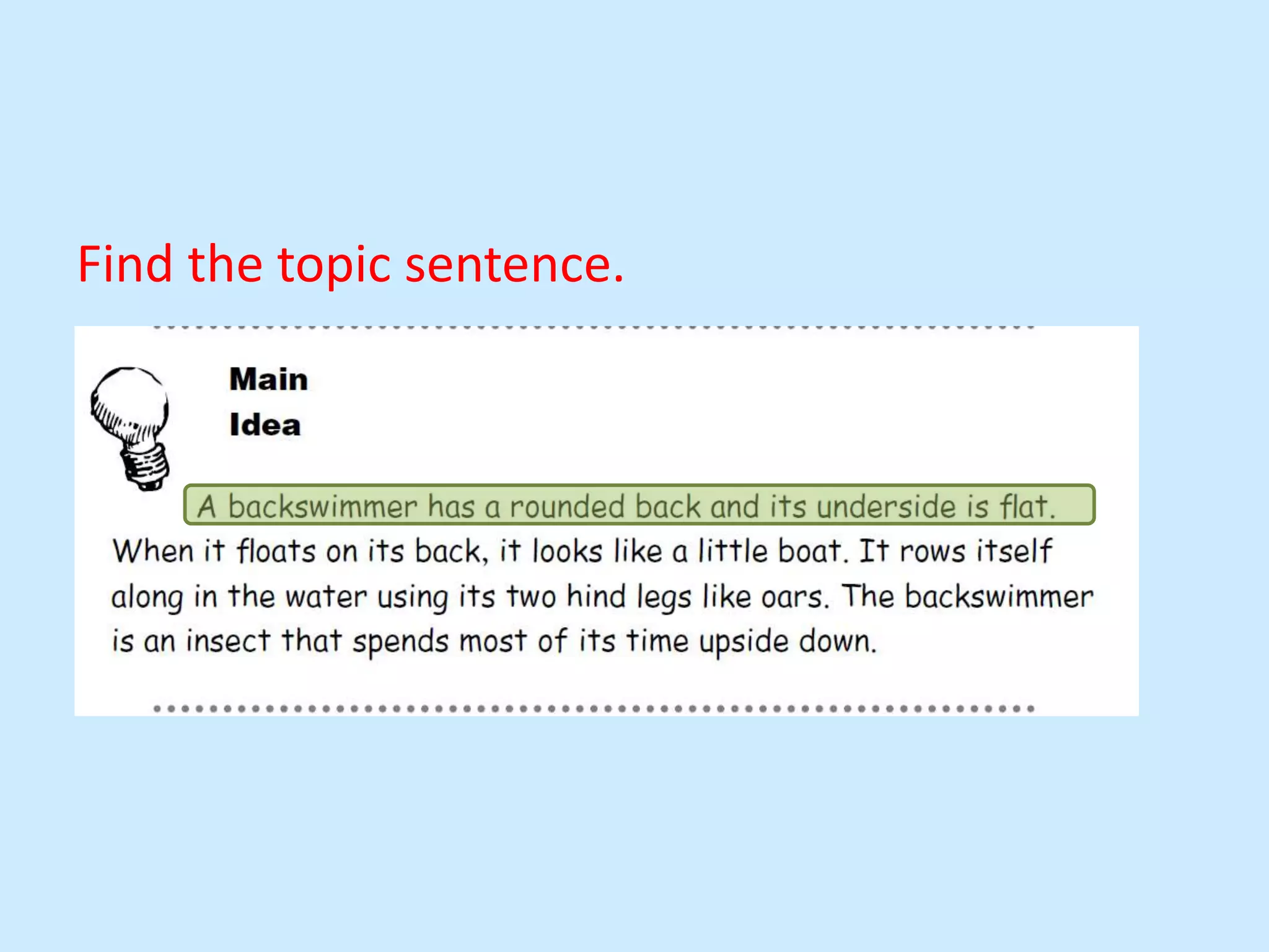 Finding main ideas & supporting details | PPTX