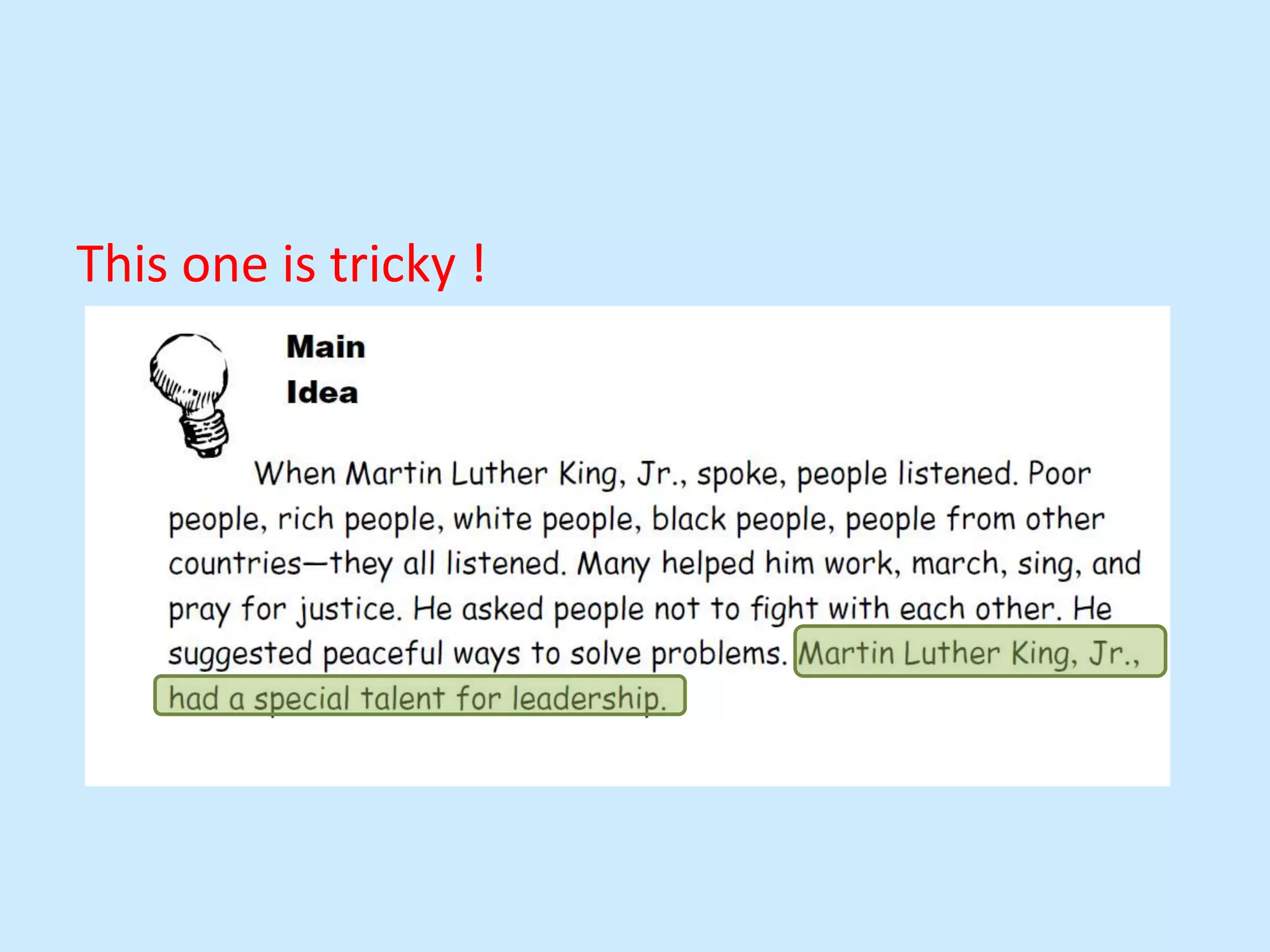 Finding main ideas & supporting details | PPTX