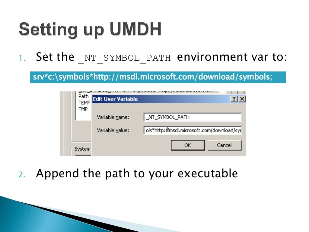 Finding Memory Leaks with UMDH Finding Memory Leaks with UMDH