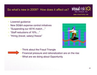 Finding Money & Detecting Fraud Super Strategies 2009 By Visual Risk Iq ...