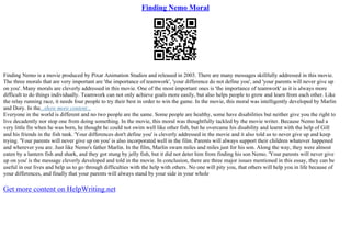 Finding Nemo | PDF