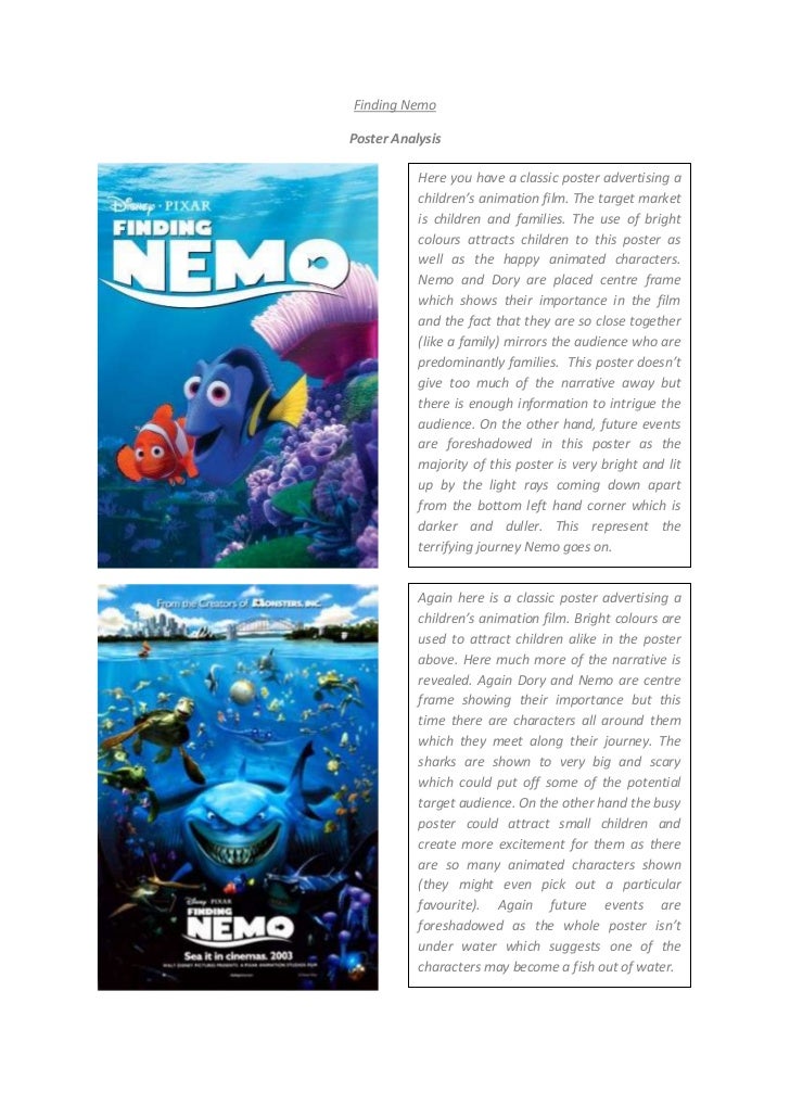 Finding nemo analysis