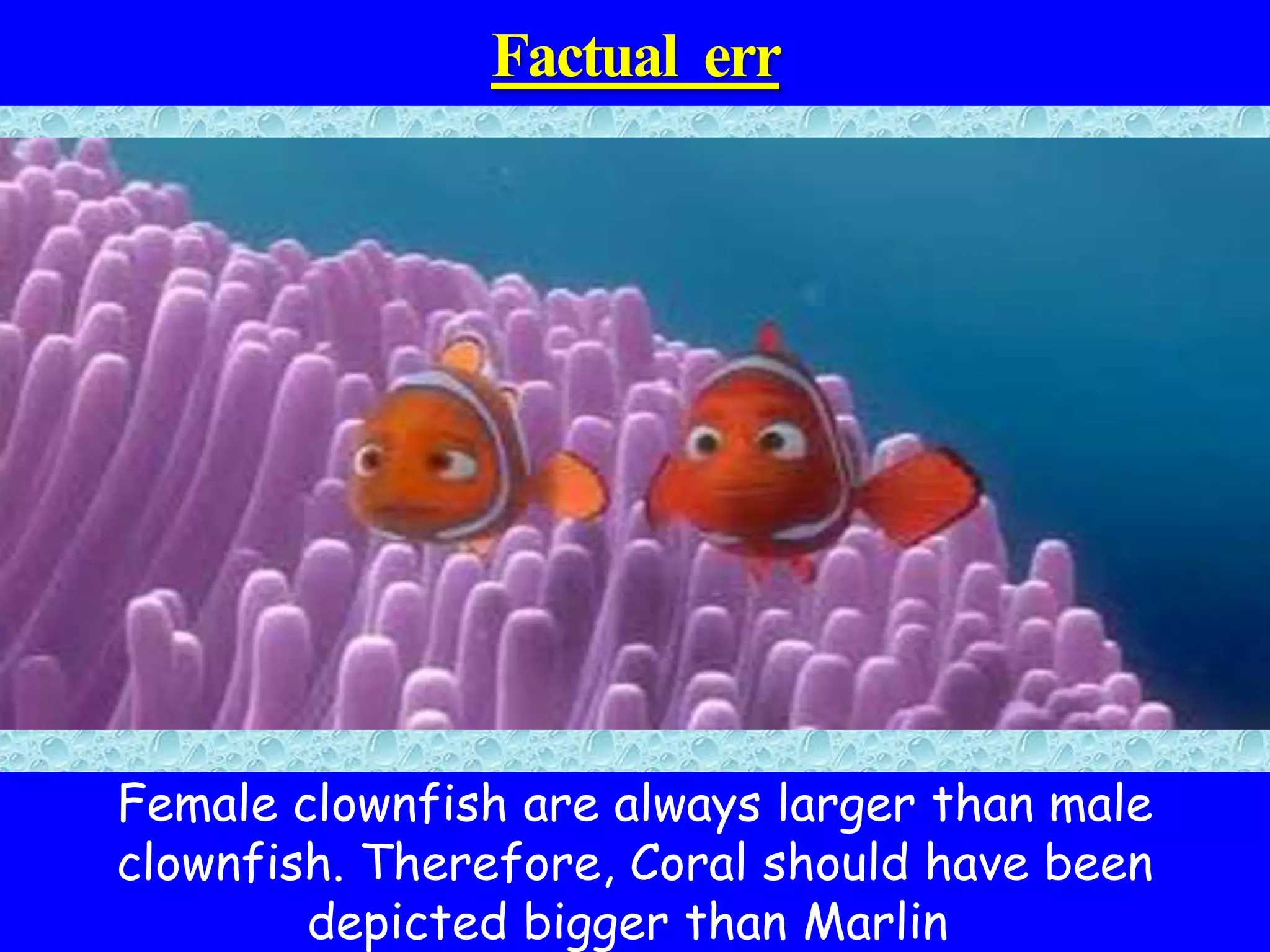 Finding nemo facts | PPTX