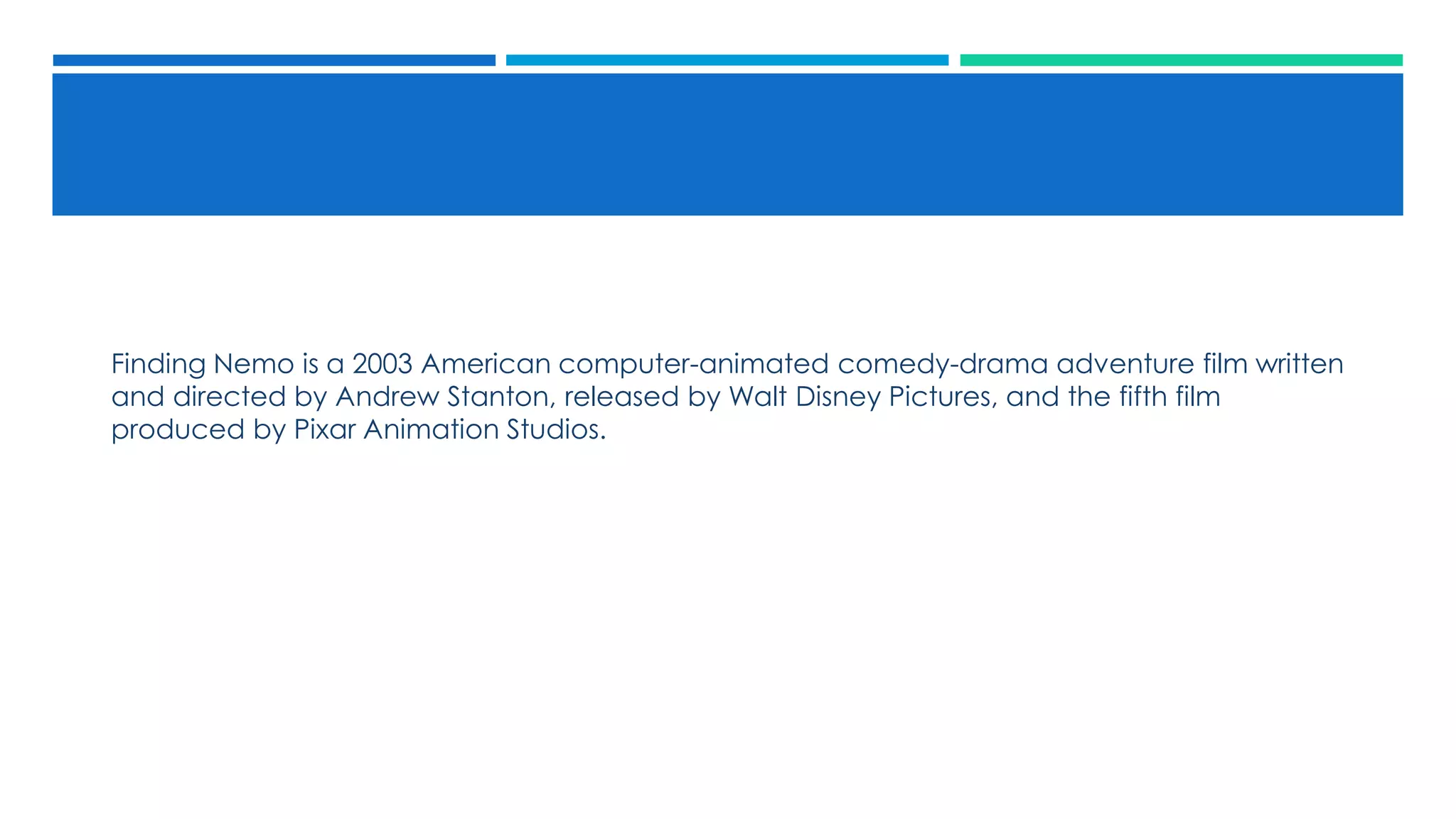 Finding nemo presentation | PPTX