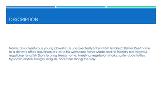 Finding nemo presentation | PPTX