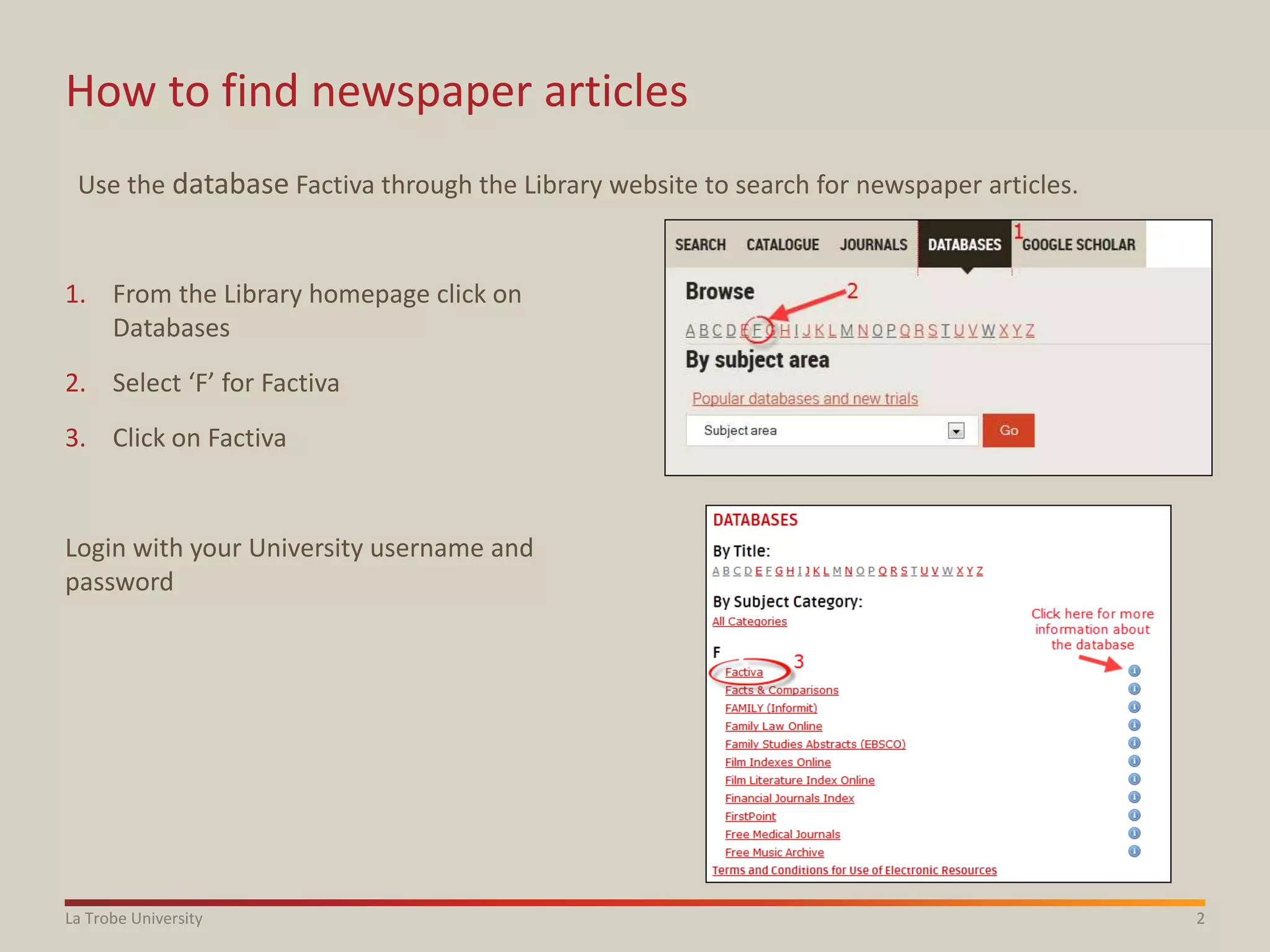 Finding Newspaper Articles in Factiva | PPTX