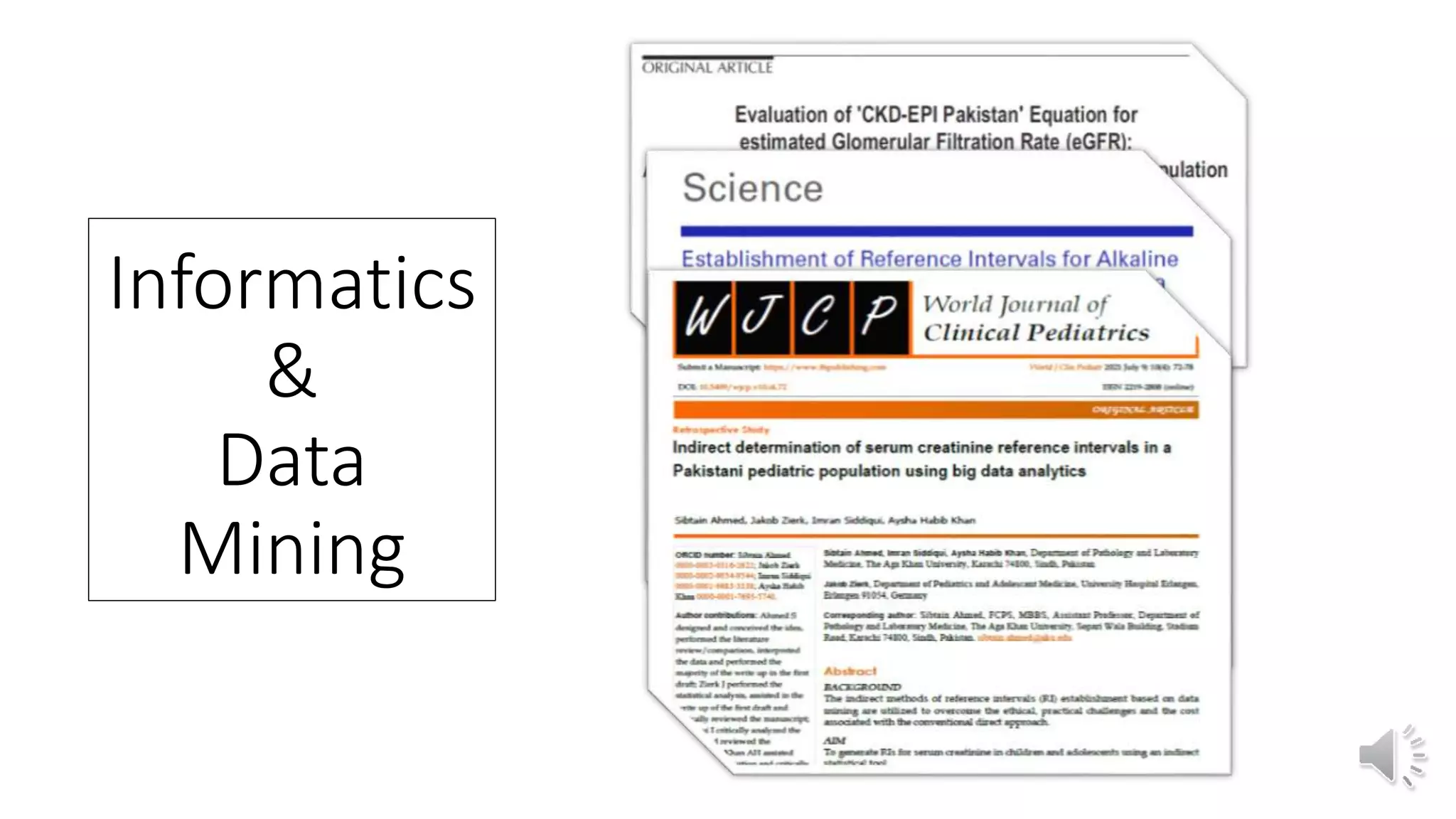 Finding Niche in Chemical Pathology- Areas of Research.pptx