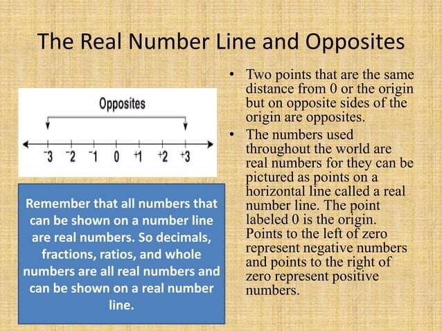 Finding opposites and absolute value 2.1 (1) | PPSX