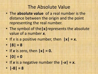 Finding opposites and absolute value 2.1 (1) | PPSX