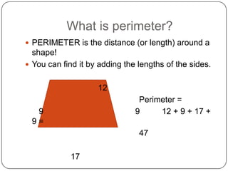 Finding perimeter using distance formula | PPTX