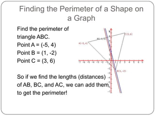 Finding perimeter using distance formula | PPTX