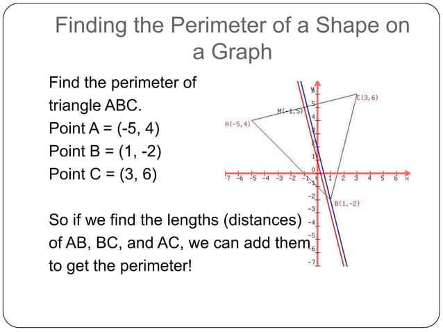 Finding perimeter using distance formula | PPTX
