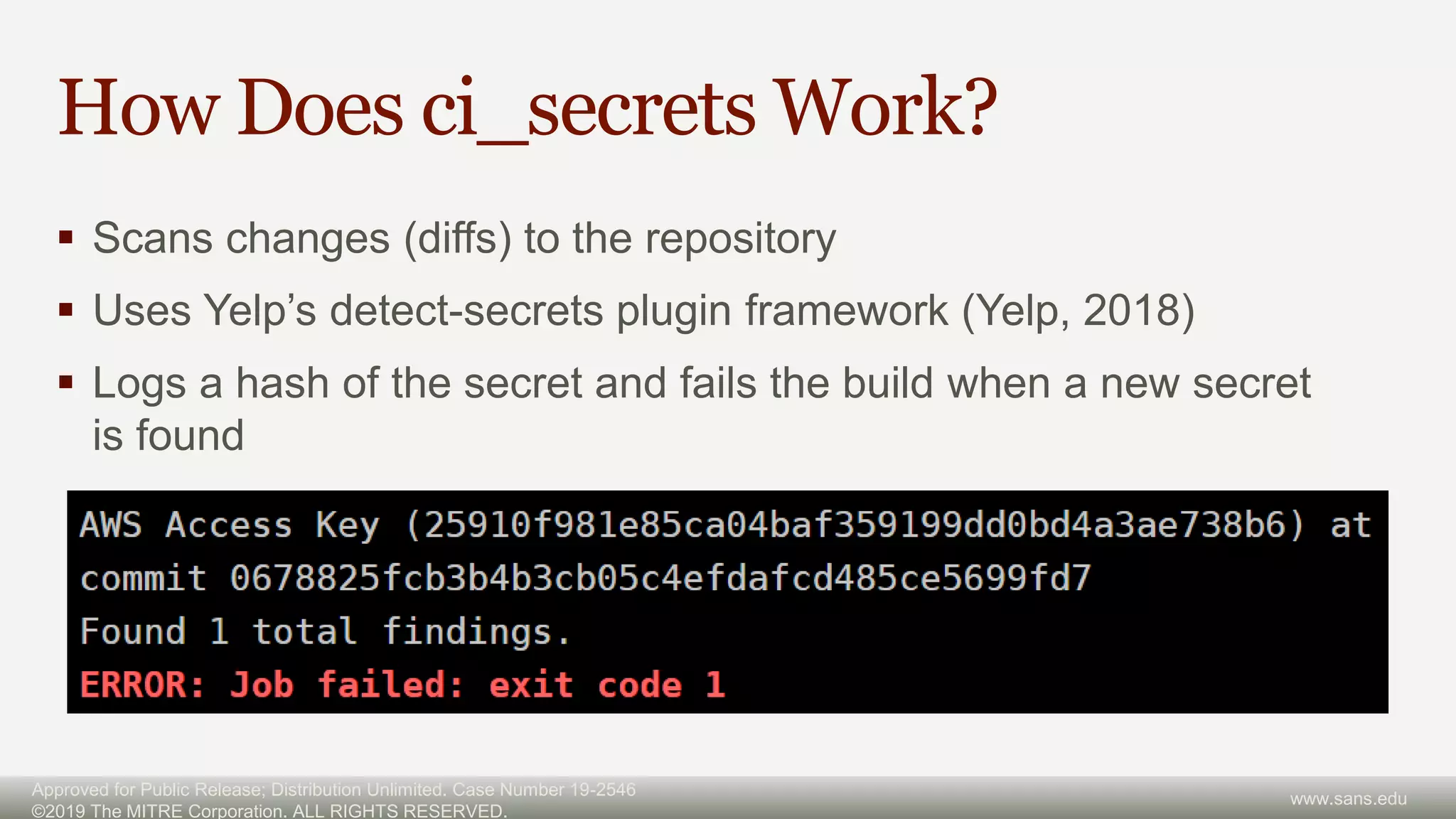 Finding Secrets in Source Code the DevOps Way | PPT