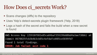 Finding Secrets in Source Code the DevOps Way | PPT