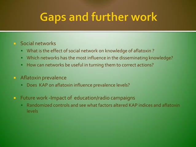 Findings from the KAP analysis | PDF