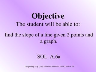 Finding Slope Rise over Run for elementary students | PPT