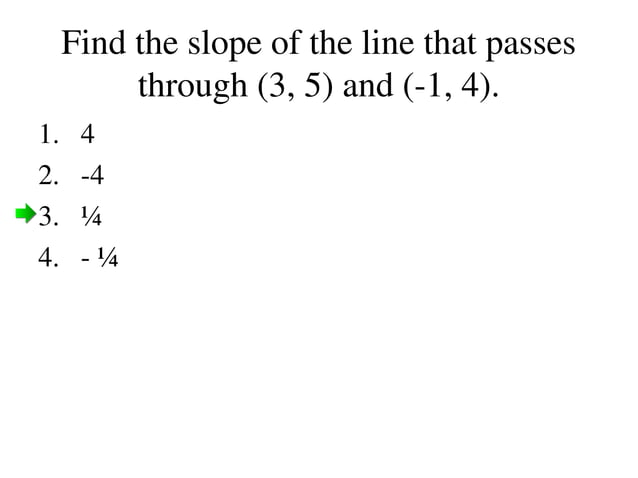 Finding Slope Rise over Run for elementary students | PPT