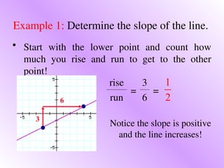 MATHEMATICS 8 Finding Slope Rise over Run.ppt