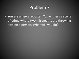 Finding solutions (problem solving) exercise | PPTX