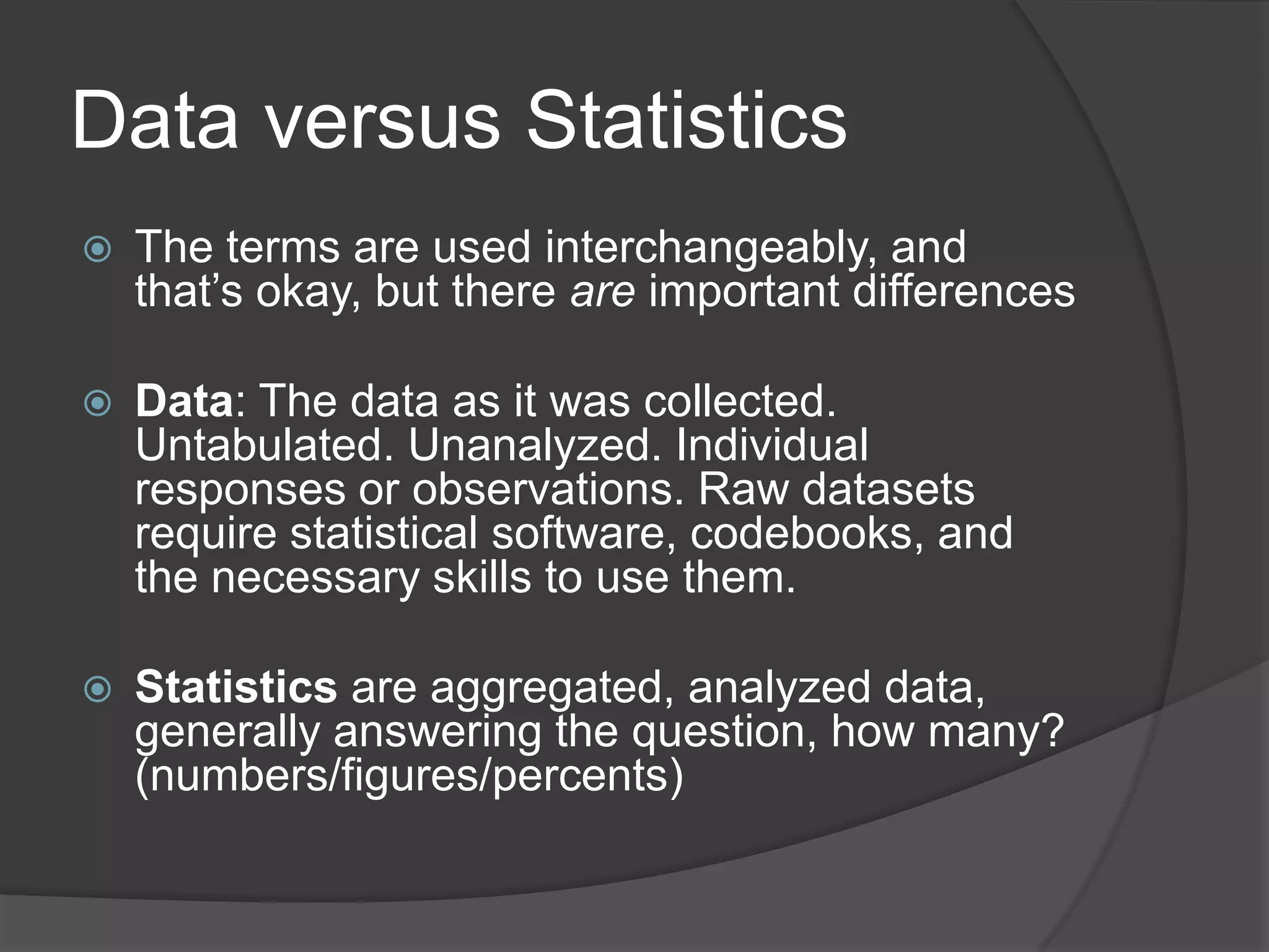 Finding statistics2 | PPTX | Business | Business and Finance