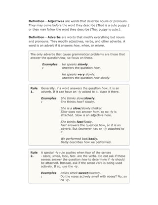 Finding subjects and verbs | DOC
