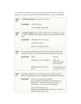 Finding subjects and verbs | DOC