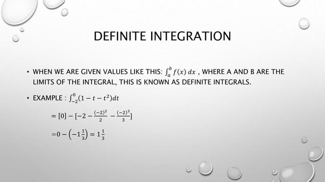 Finding the area under a curve using integration | PPTX | Physics | Science