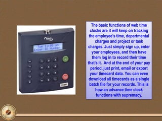 Finding the best time clock system | PDF
