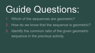 Finding the Common Ratio of Geometric Sequence.pptx