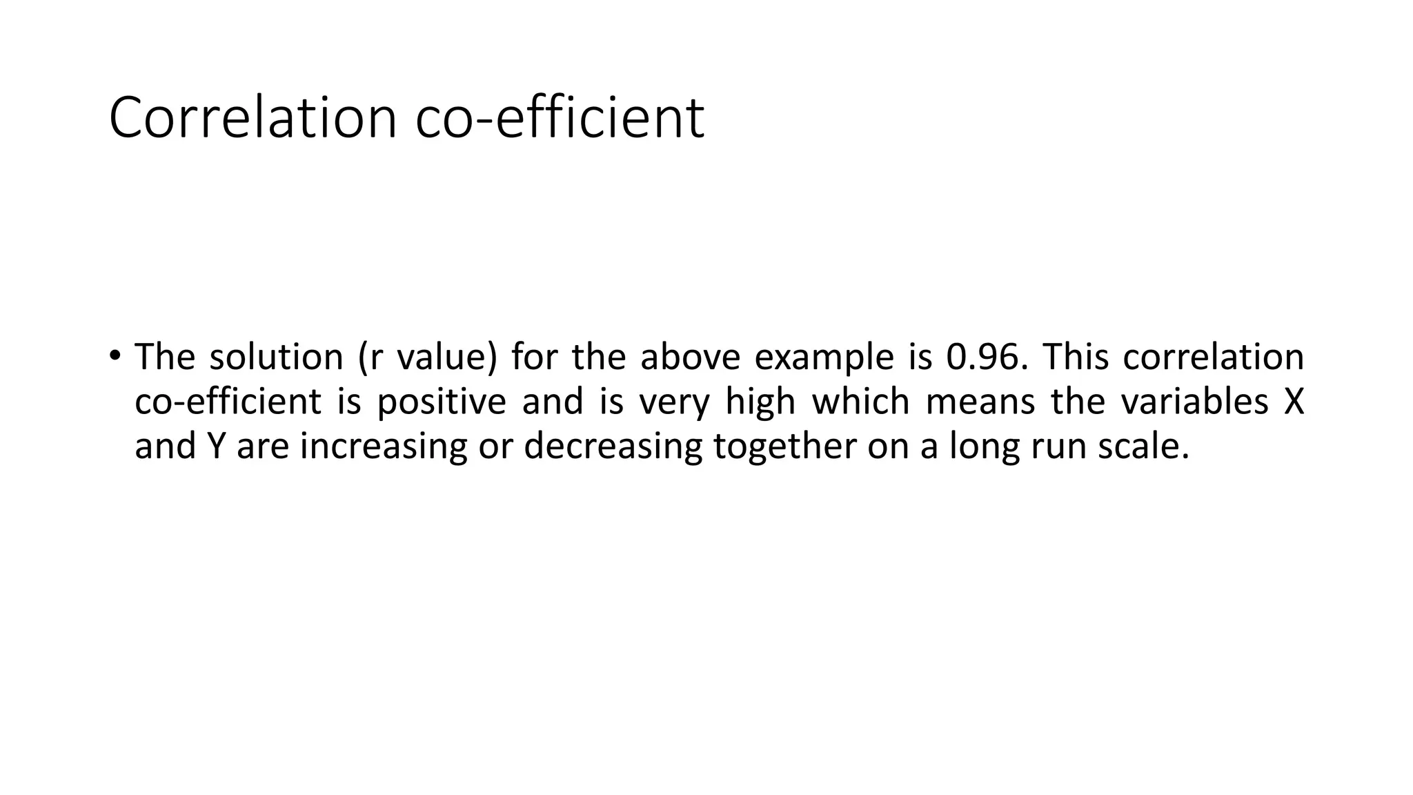 Finding The Correlation Co Efficient Using Excelpptx