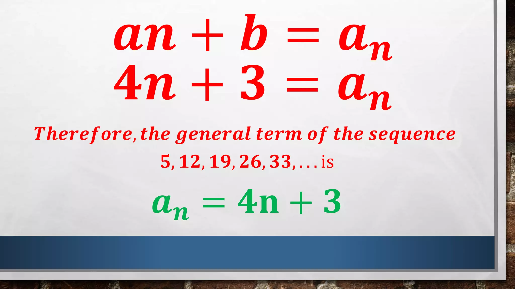 Finding the general term | PPTX