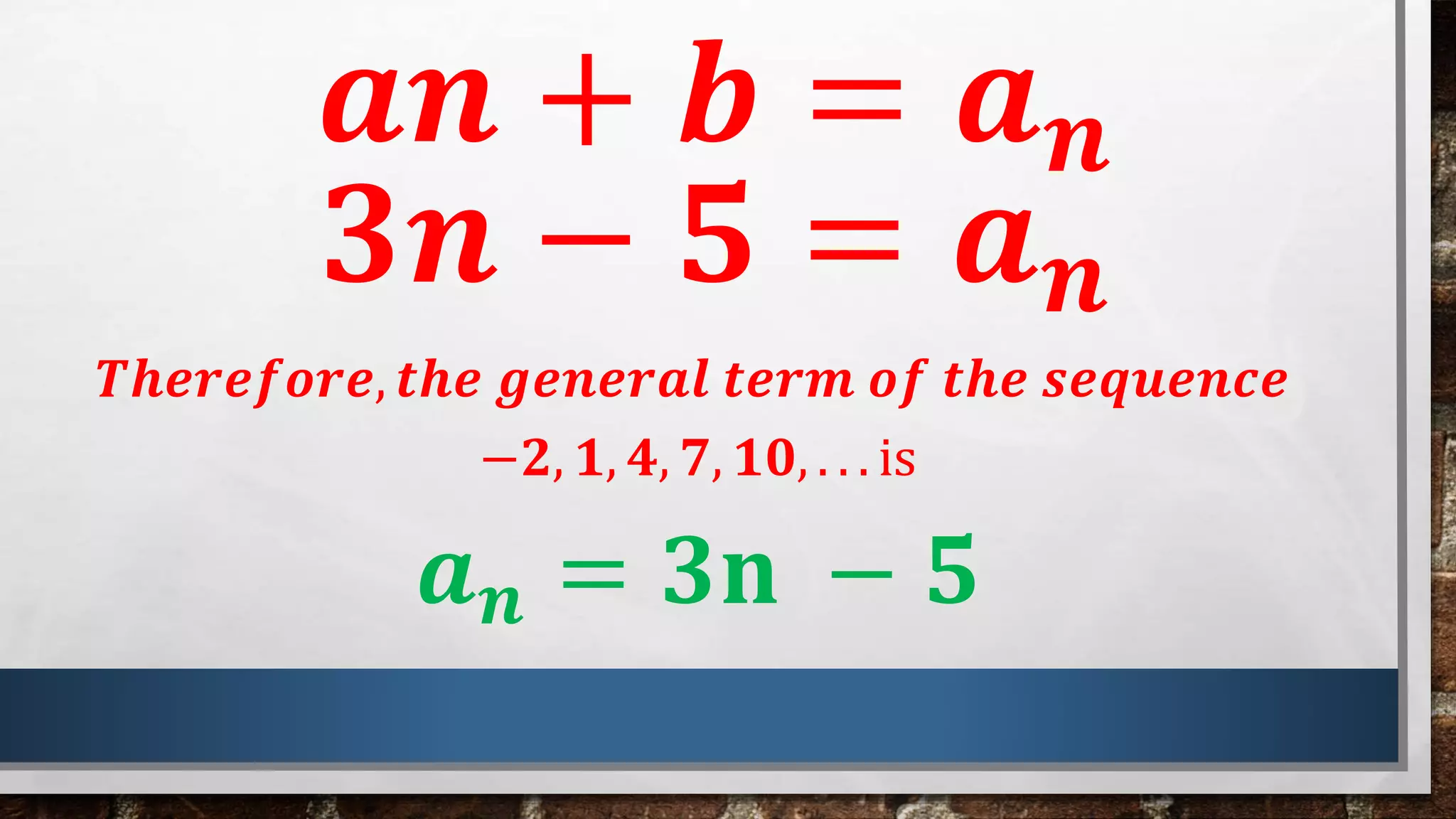 Finding the general term | PPTX