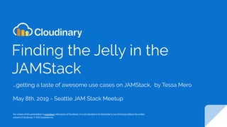 Finding the jelly in the jam stack | PPT