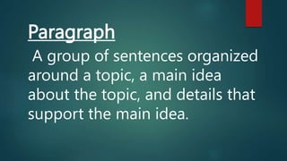 FINDING THE MAIN IDEA IN THE PARAGRAPH.pptx