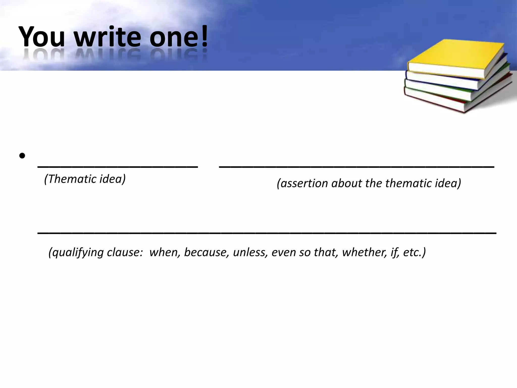 Finding themes in literature ppt | PPTX