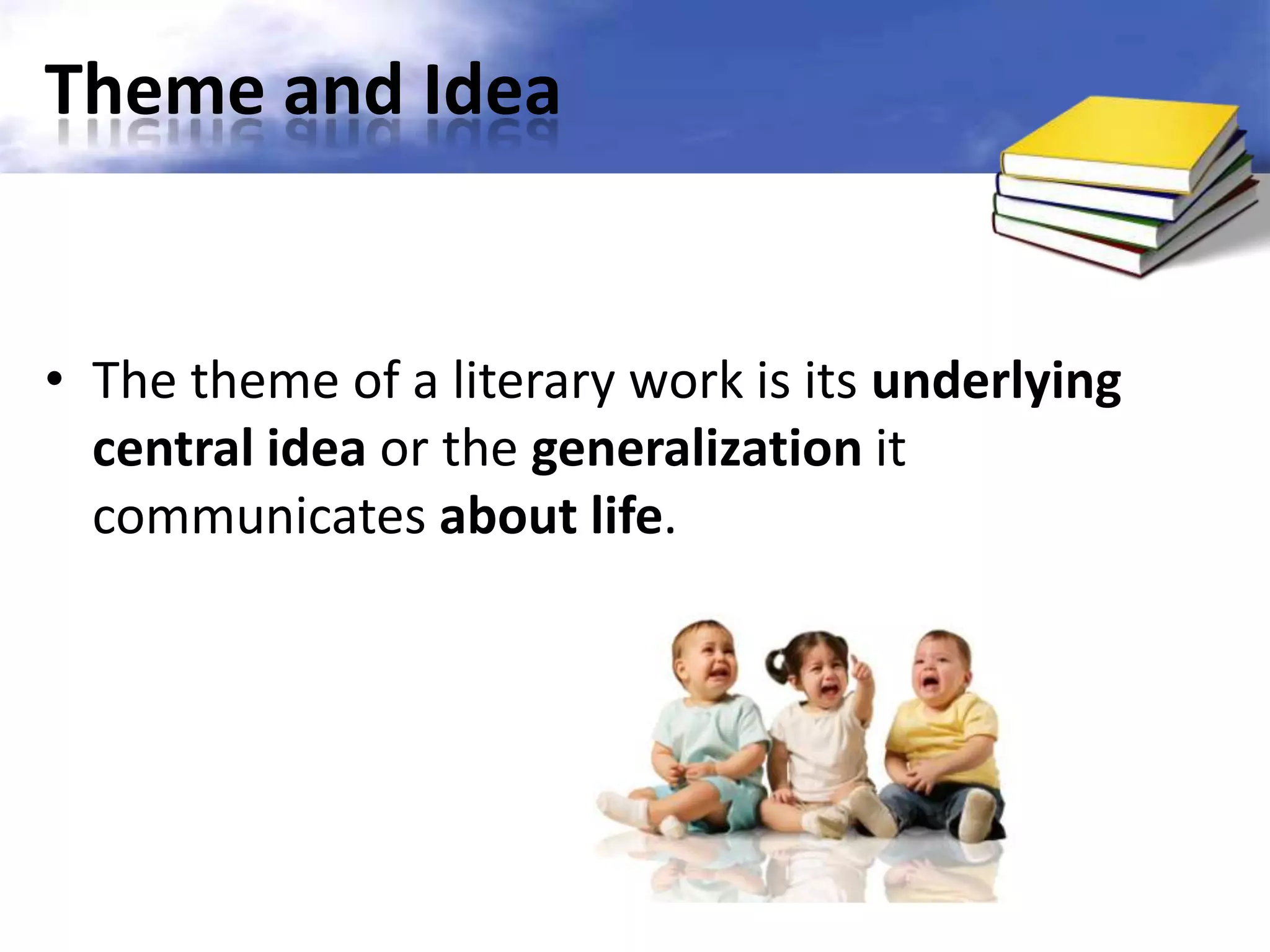 Finding themes in literature ppt | PPTX