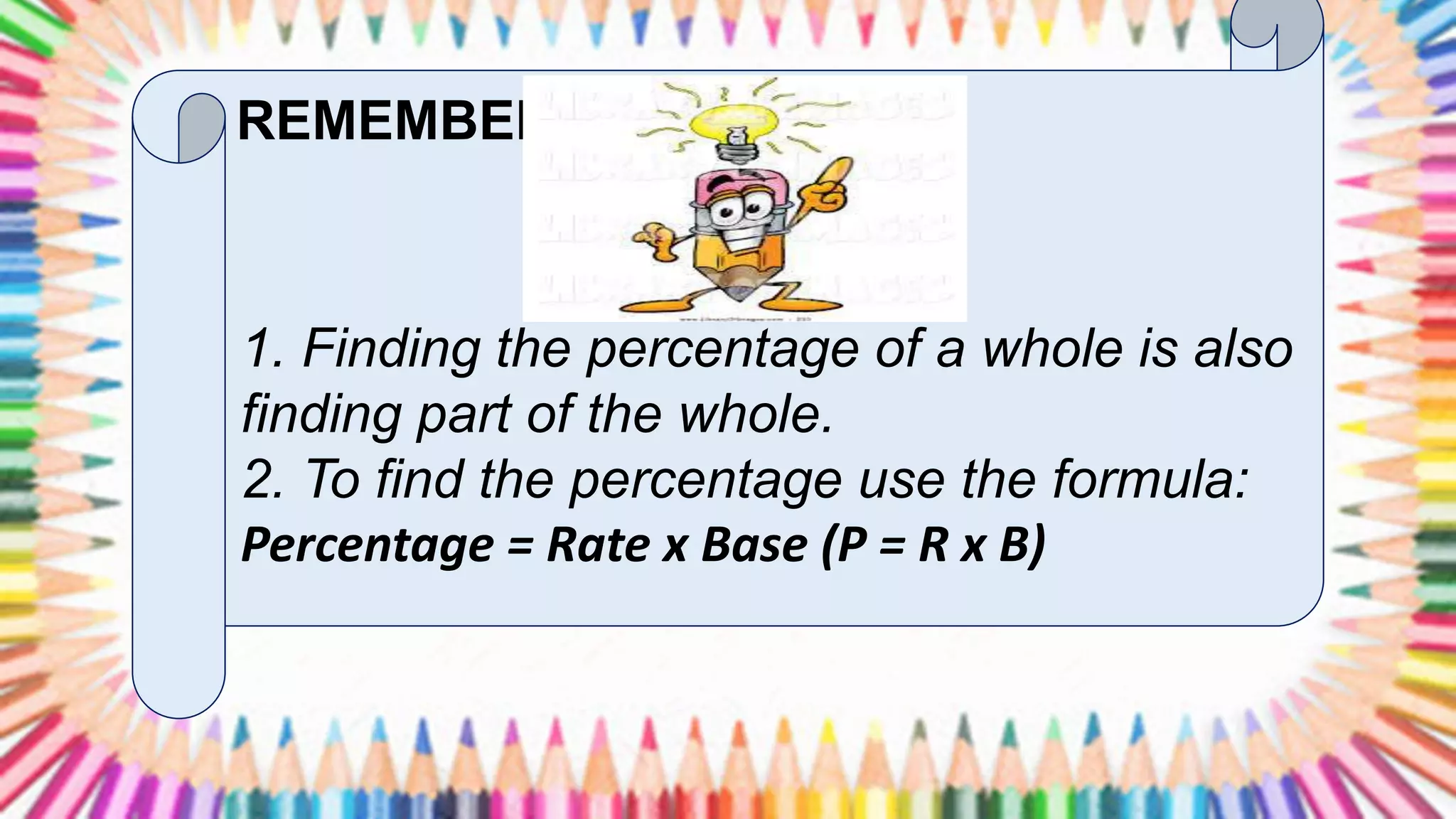 Finding the percentage in the given problem | PPTX