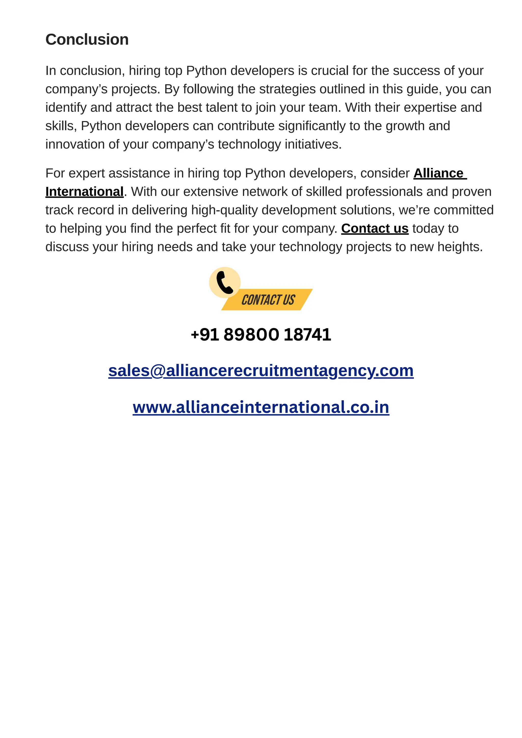 Finding the Perfect Fit - How to Hire Top Python Developers for Your ...