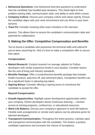 Finding the Perfect Fit - How to Hire Top Python Developers for Your ...