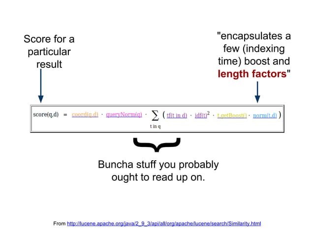 Using SweetSpotSimilarity for Solr Fulltext Indexing | PDF