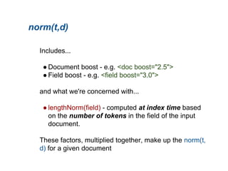 Using SweetSpotSimilarity for Solr Fulltext Indexing | PDF