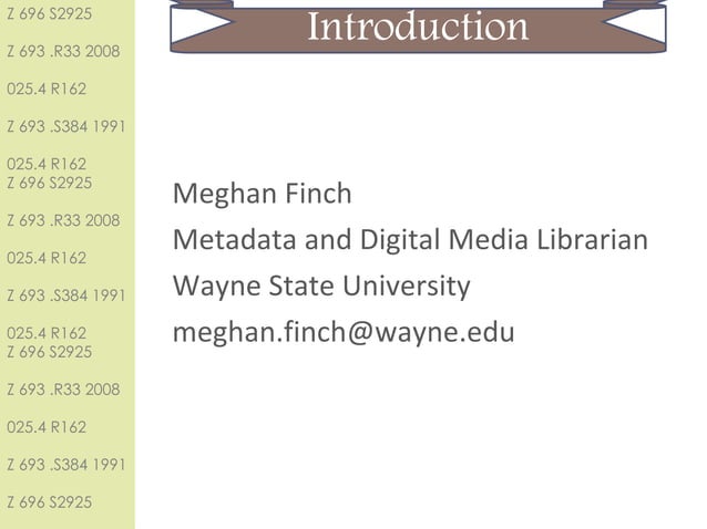 Finding things MIUG 2011 | PPT