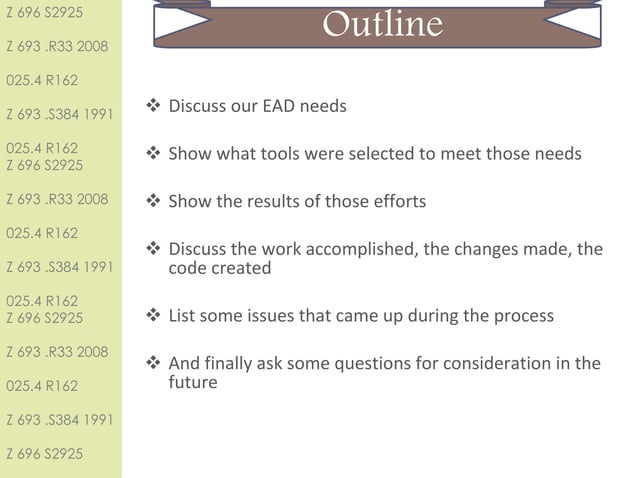 Finding things MIUG 2011 | PPT