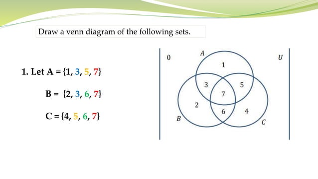 Finding union, intersection and complements | PPT