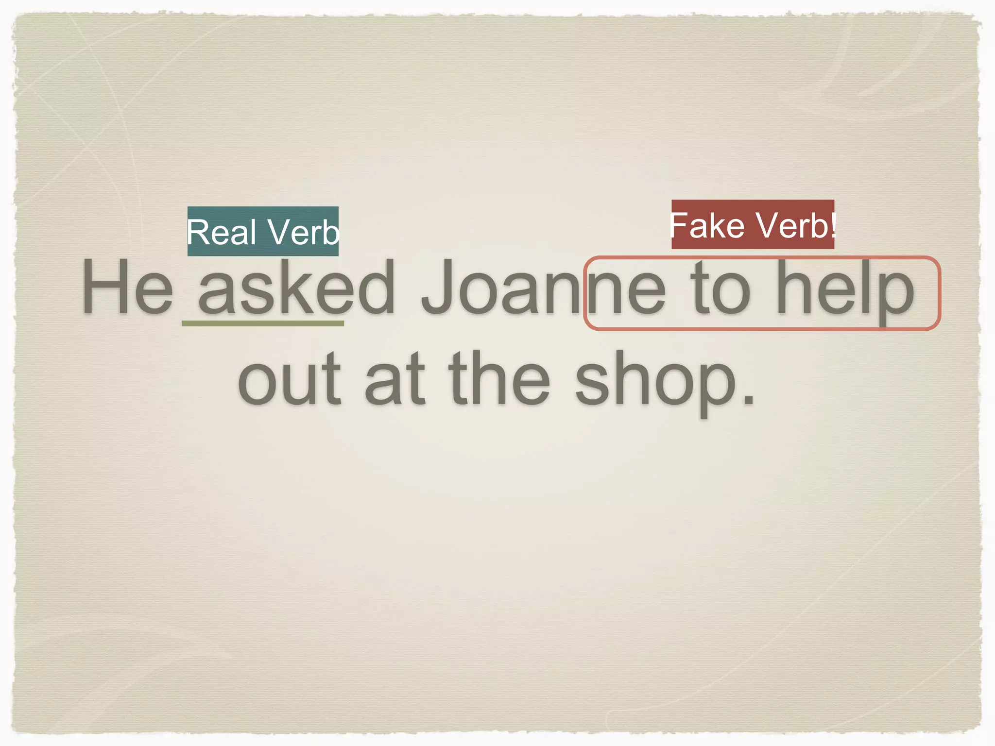 Finding verbs | PPTX