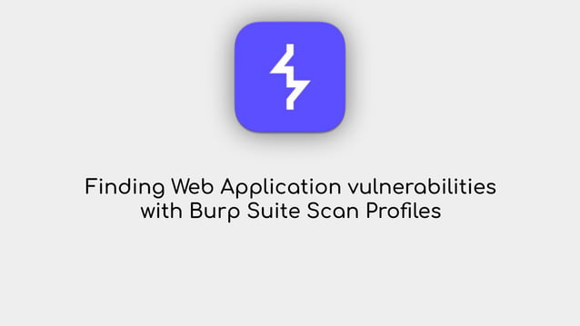 Finding vulnerabilities with Burp Suite Custom Scan Profiles.pdf